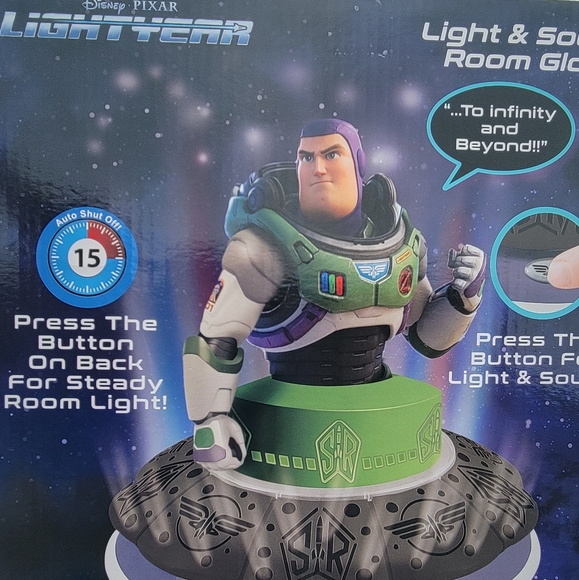 Disney | Other | Disney Pixar Light Sound Room Glow Night Light Buzz ...